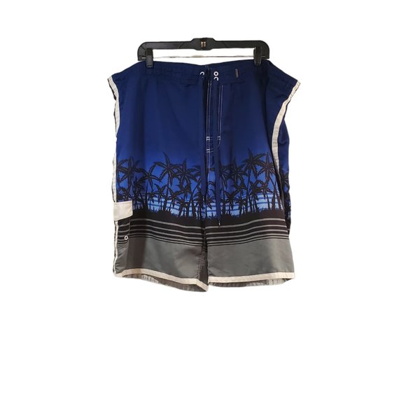 Gotcha Surf | Swim | Gotcha Surf Mens Blue Hawaiian Tie Swim Trunks Sz ...